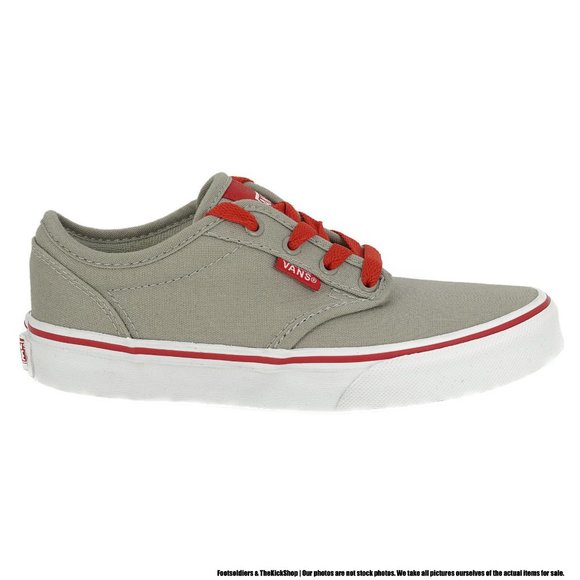 Vans | Shoes | Vans Atwood Varsity Vn003z9ixa Little Kids Gray Red ...